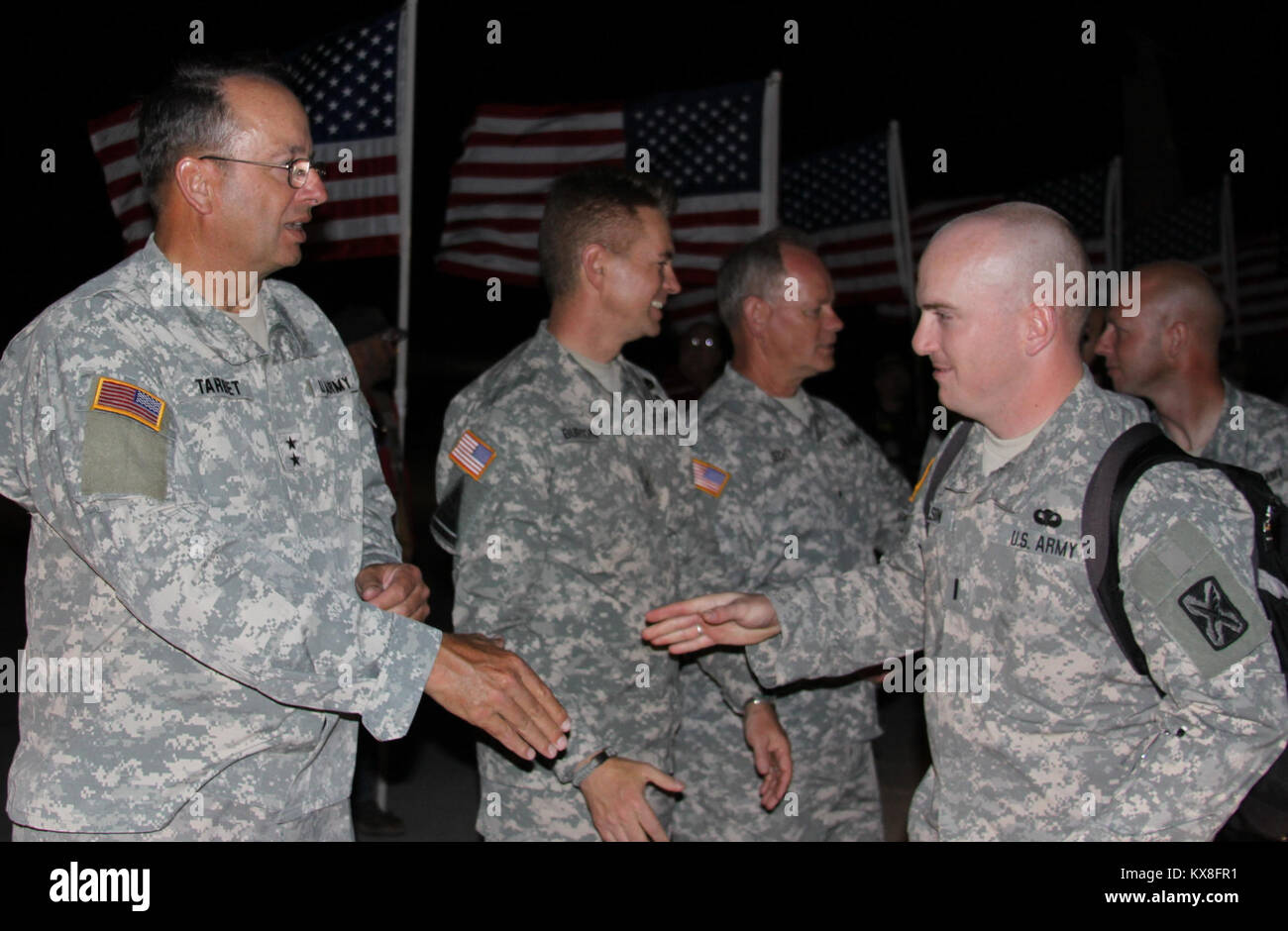 US army farewell before leaving for deployment Stock Photo - Alamy