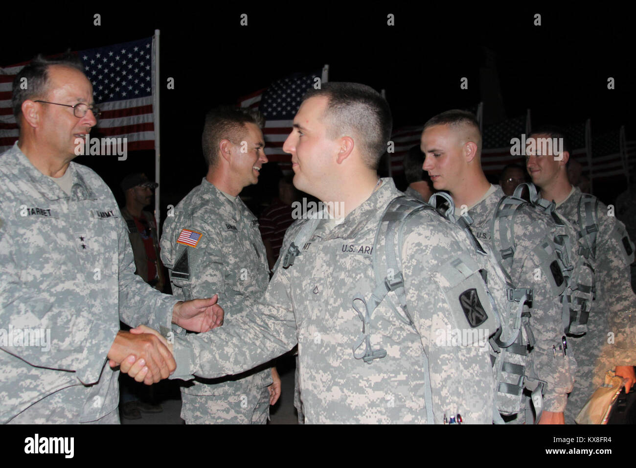 US army farewell before leaving for deployment Stock Photo - Alamy