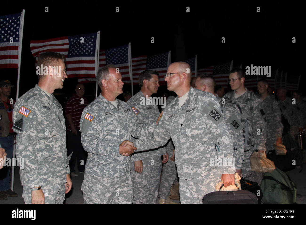 US army farewell before leaving for deployment Stock Photo - Alamy