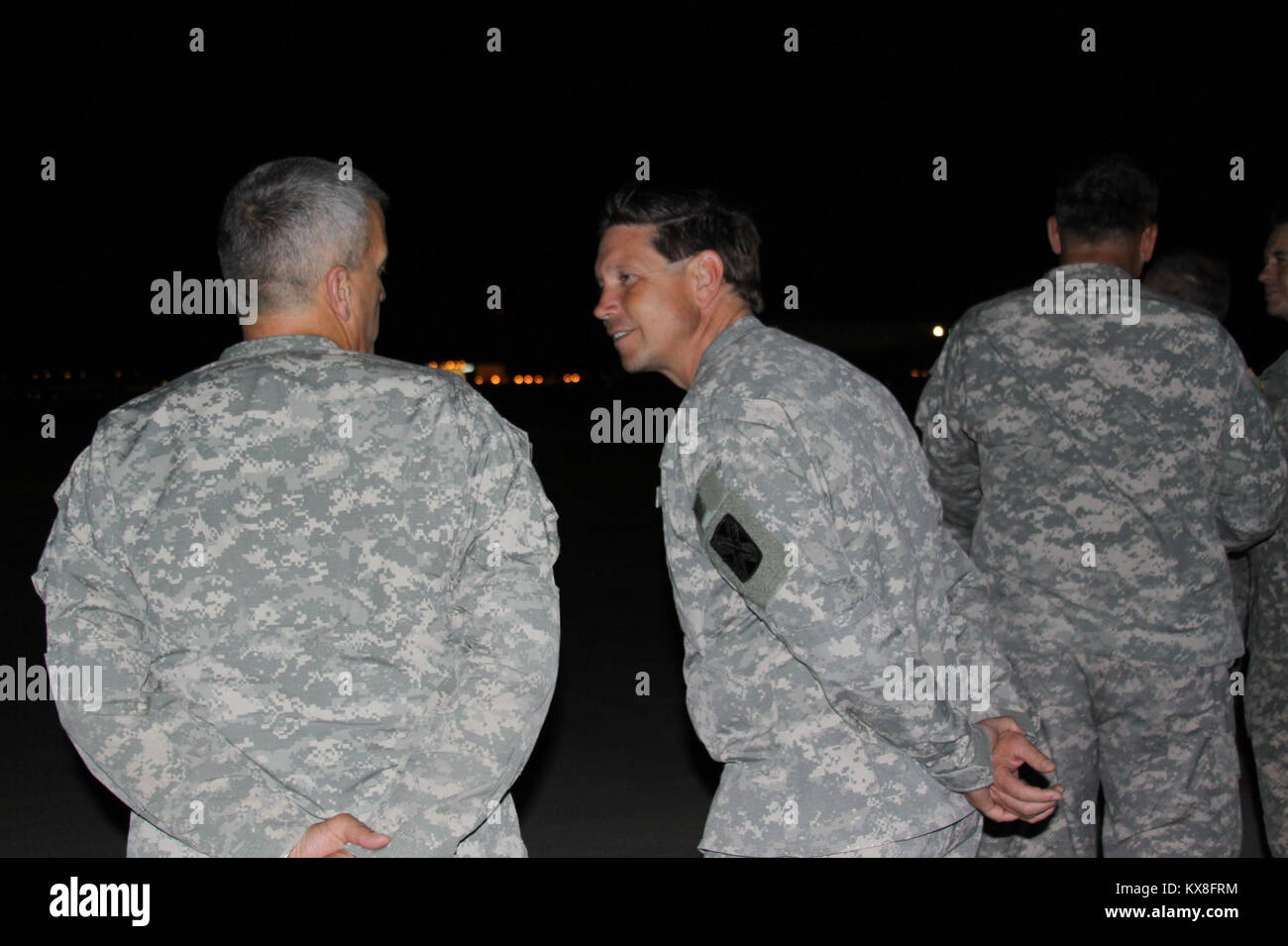 US army farewell before leaving for deployment Stock Photo - Alamy