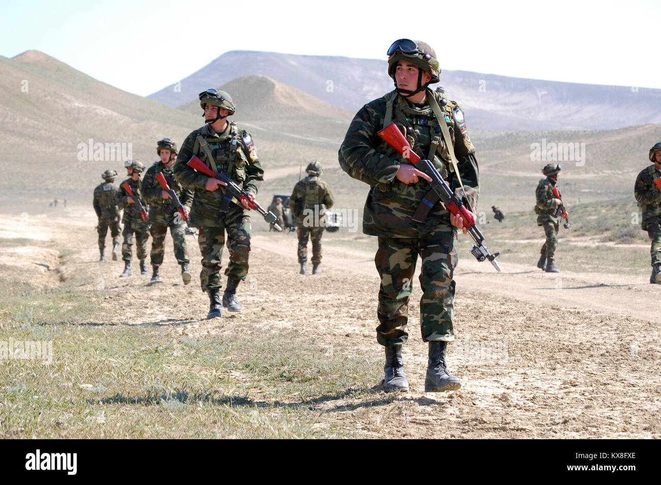 Azerbaijan - Soldiers from the Utah National Guard's 1457th Engineer ...