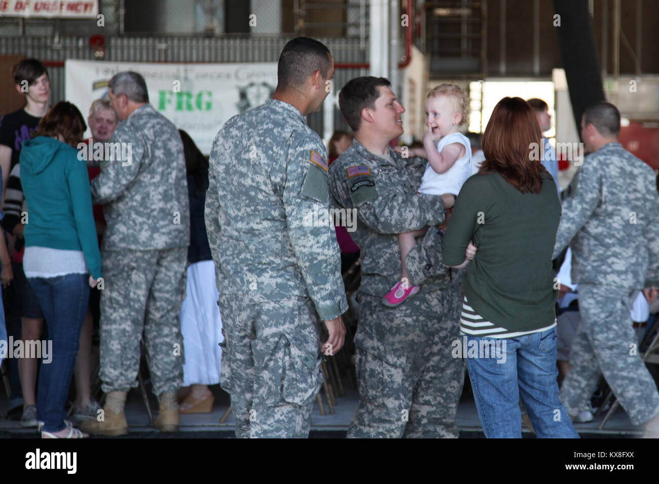 US army family fun day Stock Photo - Alamy