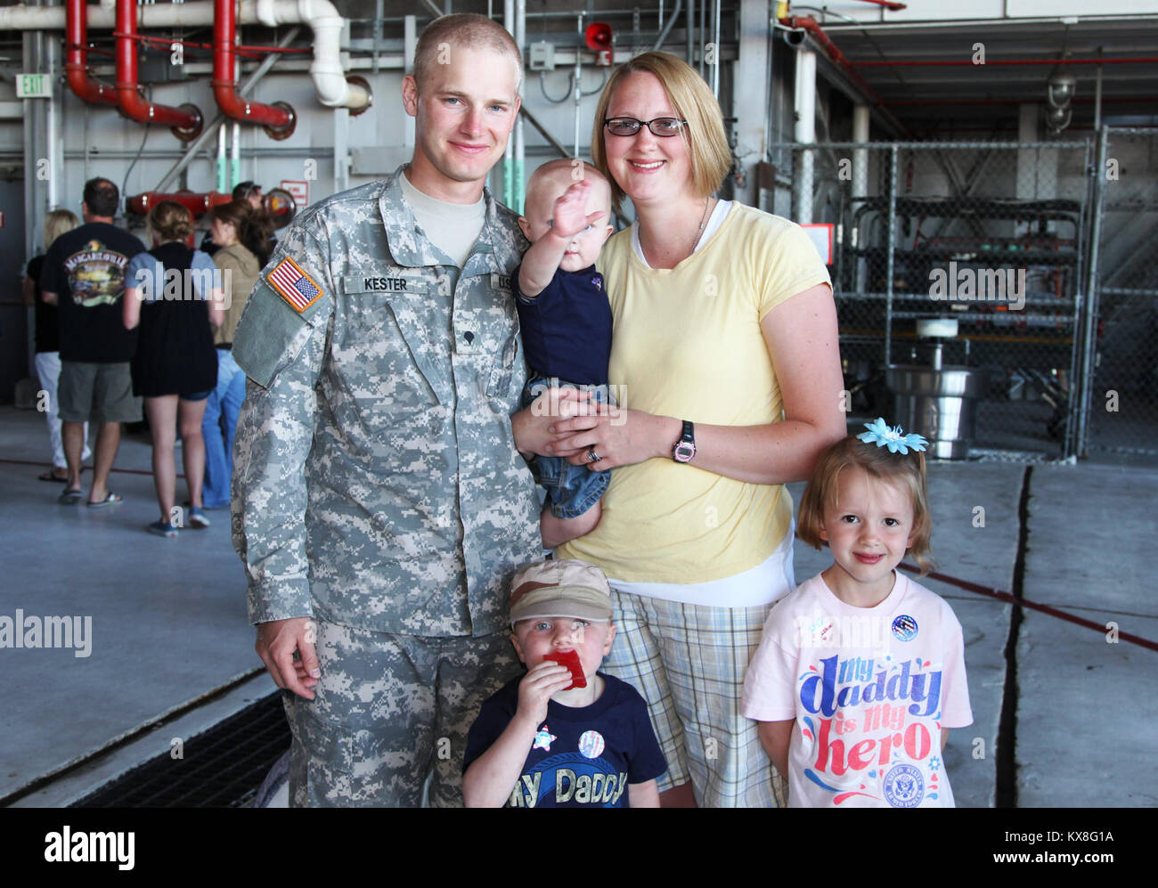 US army soldiers deployment departure, goodbye from friends and family ...