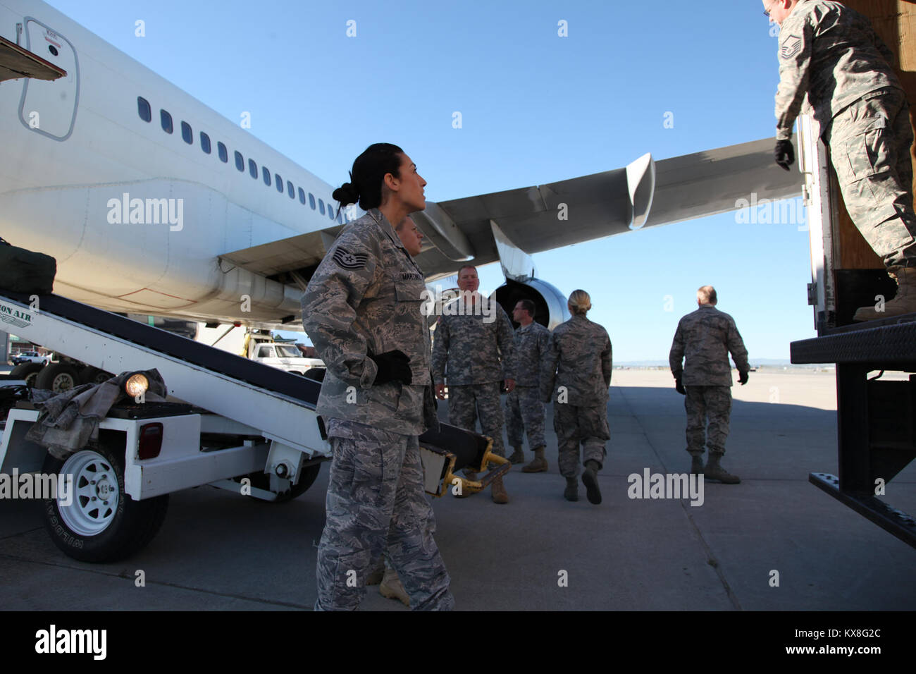 US army soldiers deployment departure, goodbye from friends and family ...