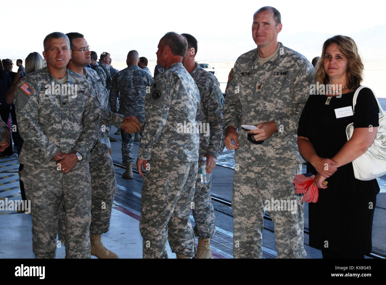 US army soldiers deployment departure, goodbye from friends and family ...