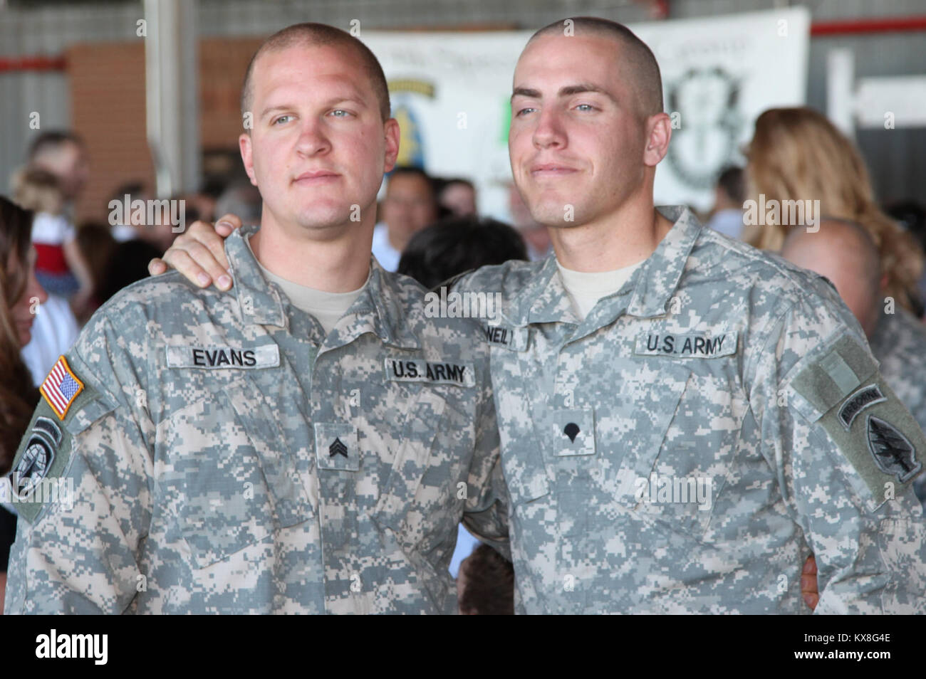 US army soldiers deployment departure, goodbye from friends and family ...