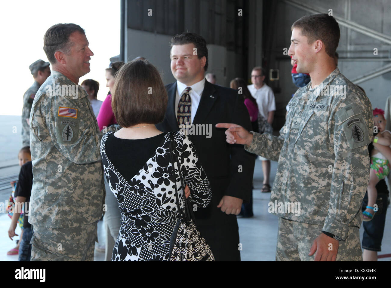 US army soldiers deployment departure, goodbye from friends and family ...