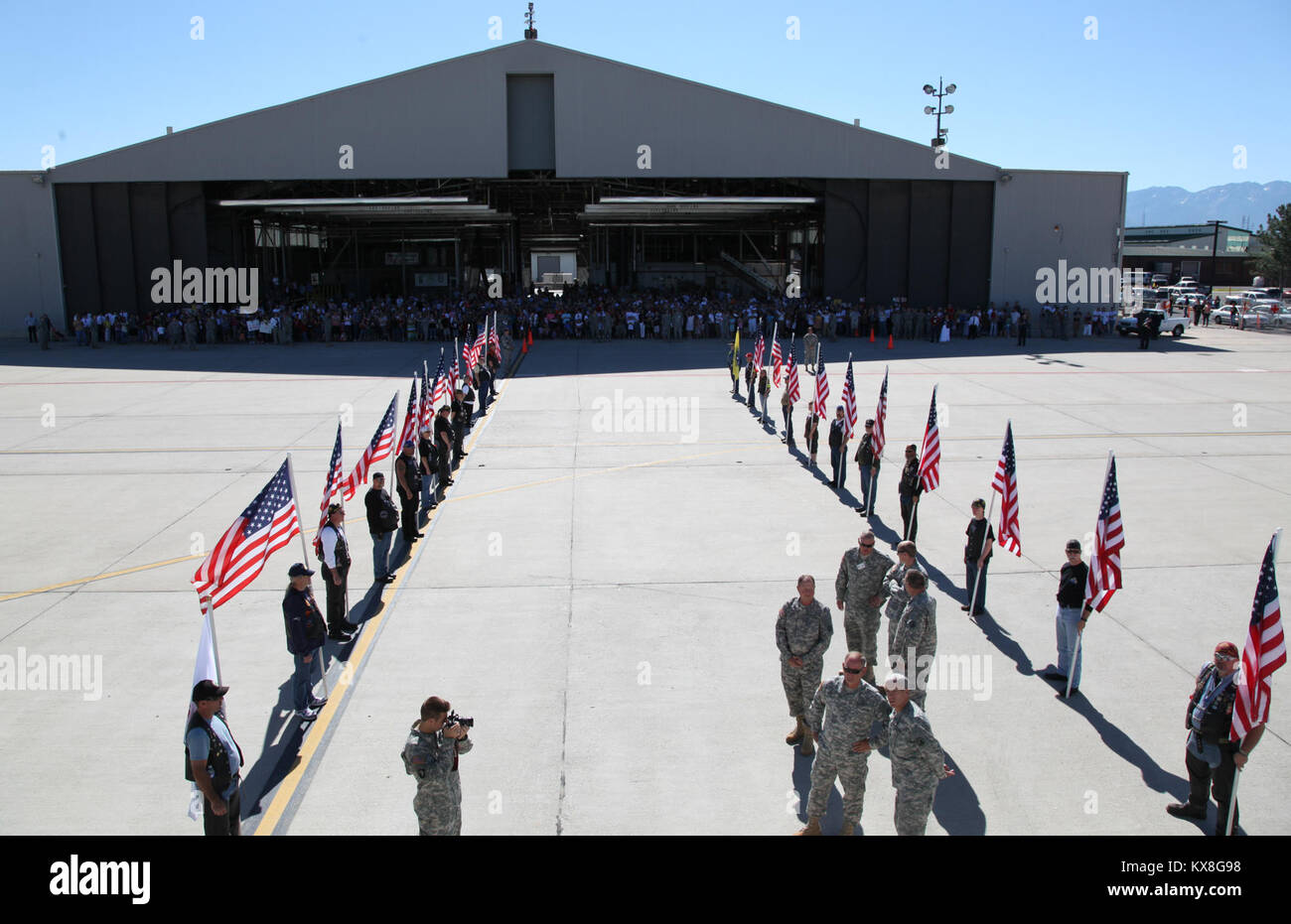 US army soldiers deployment departure, goodbye from friends and family ...