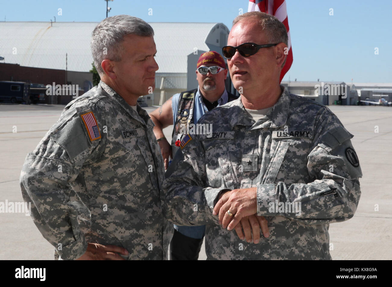 US army soldiers deployment departure, goodbye from friends and family ...