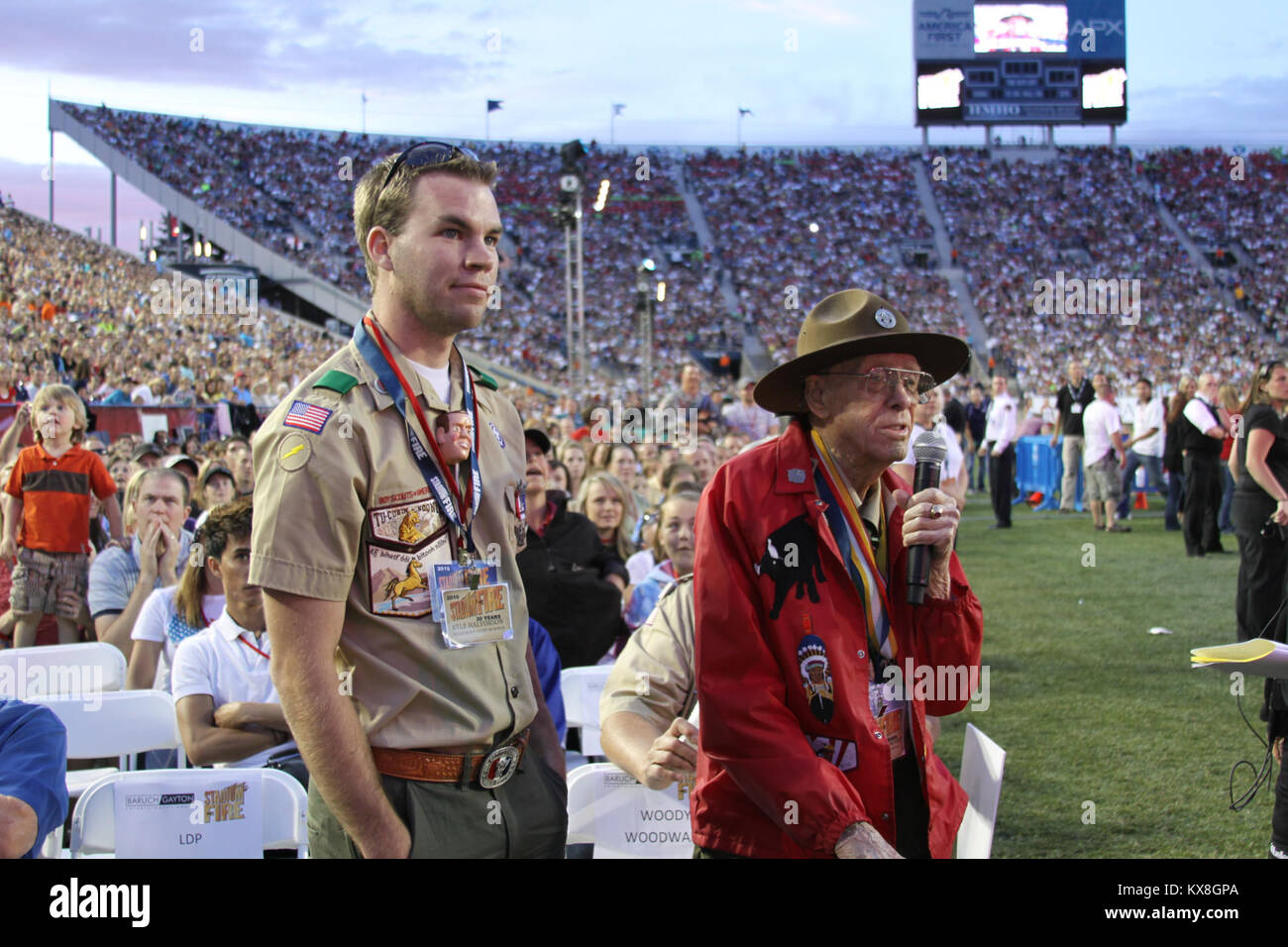 Boy Scouts of America jamboree Stock Photo - Alamy