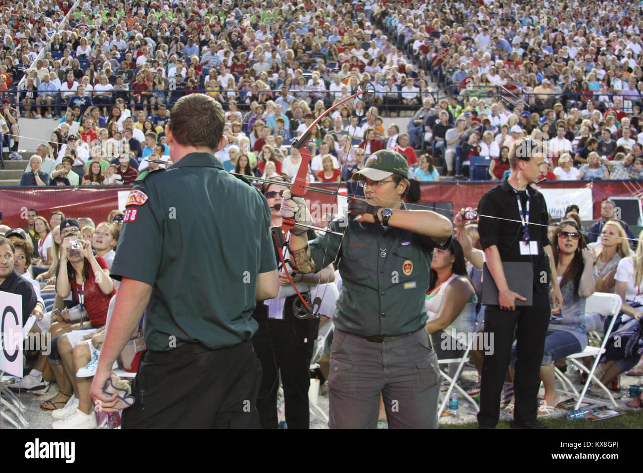 Boy Scouts of America jamboree Stock Photo - Alamy