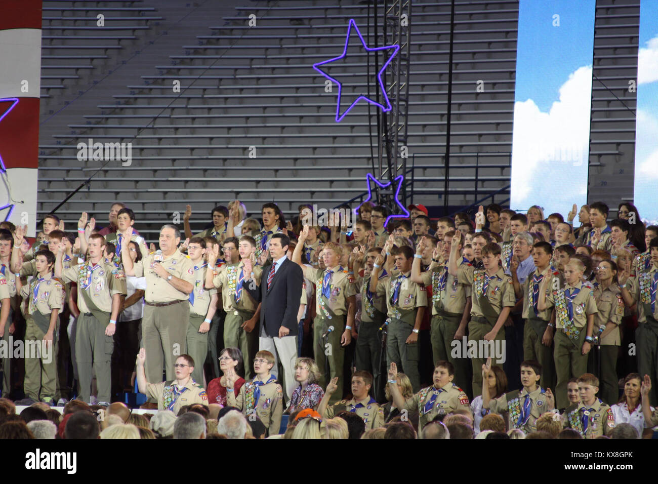 Boy Scouts of America jamboree Stock Photo - Alamy