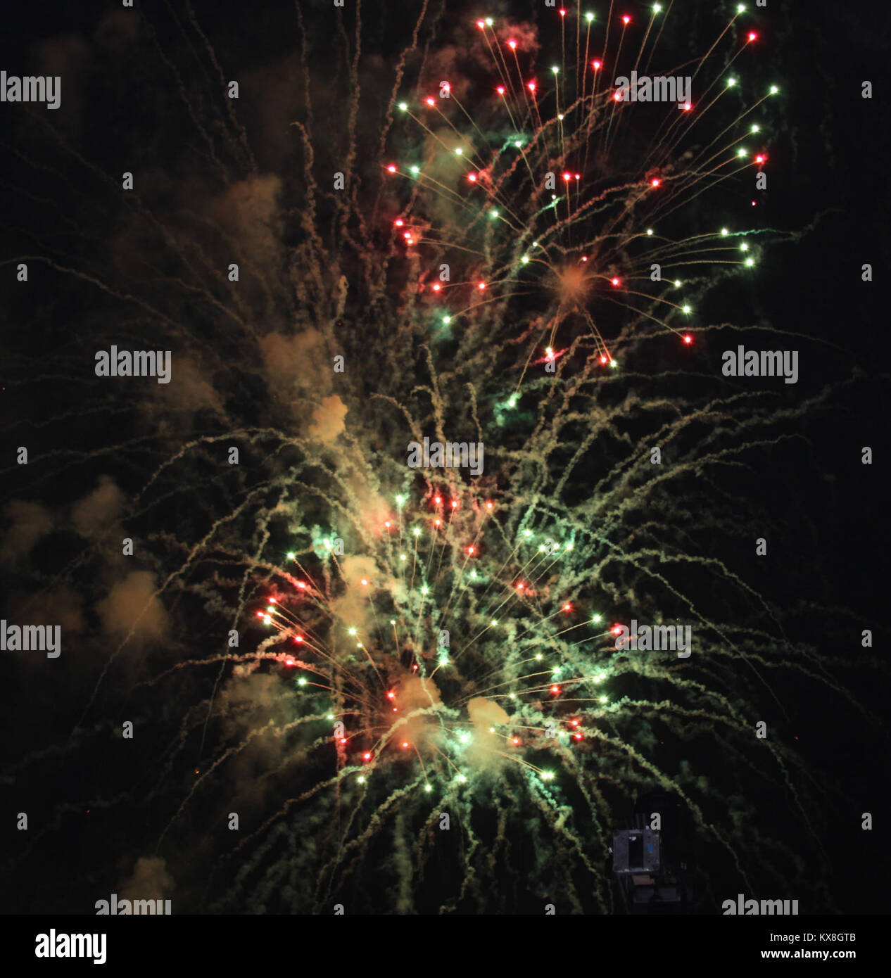 Fireworks in sky Stock Photo - Alamy