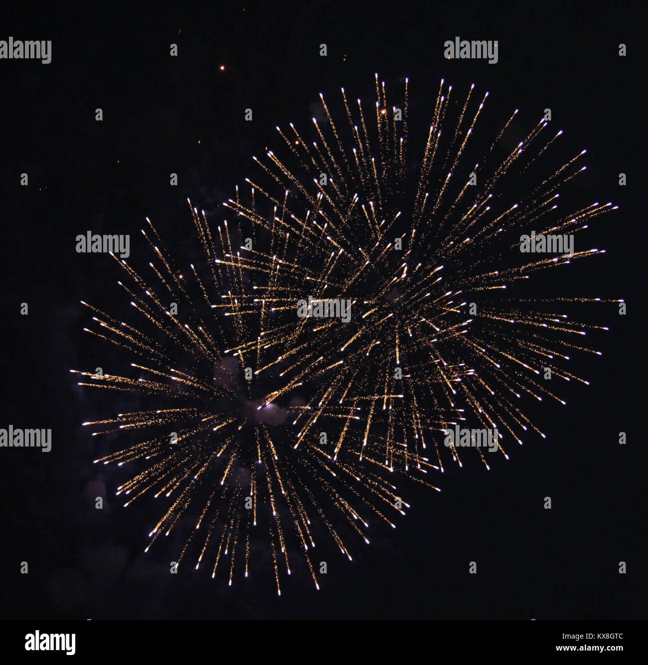 Fireworks in sky Stock Photo - Alamy