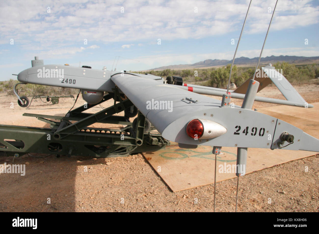 US army drone at airfield Stock Photo - Alamy
