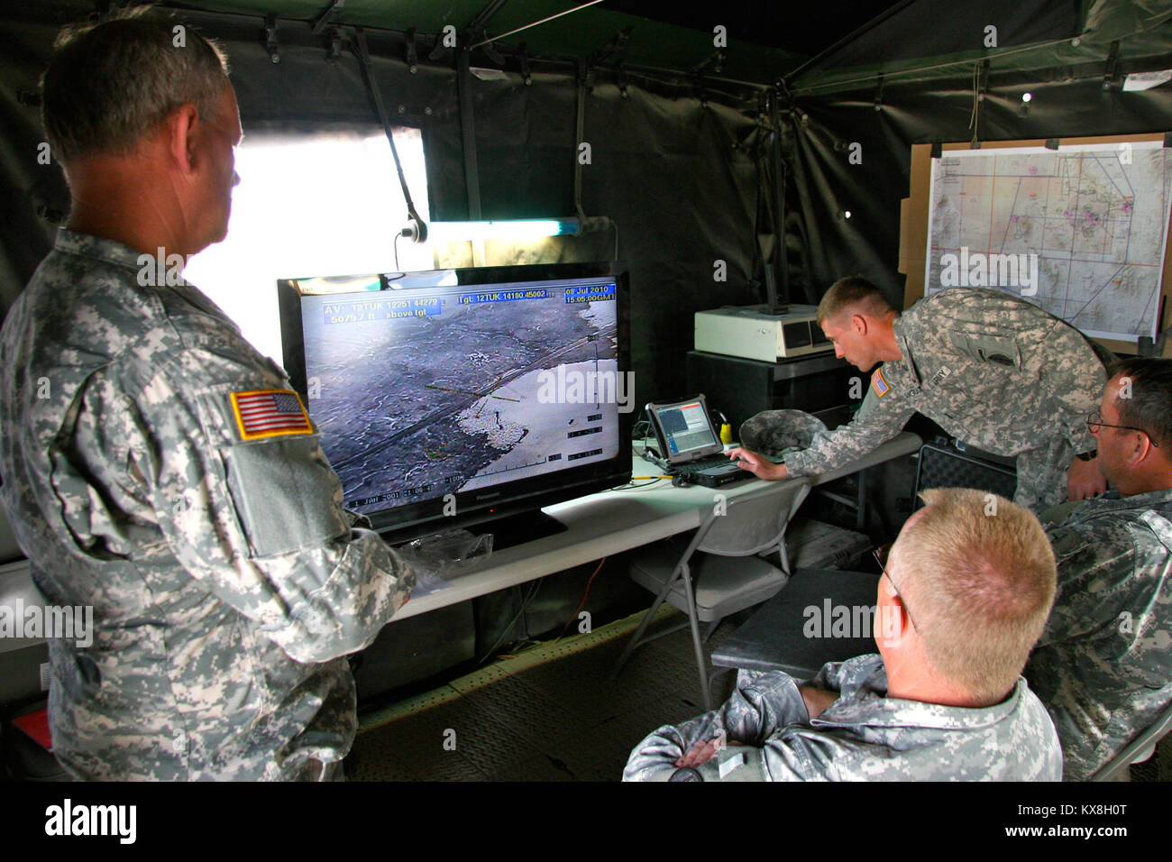 US army drone at airfield Stock Photo - Alamy