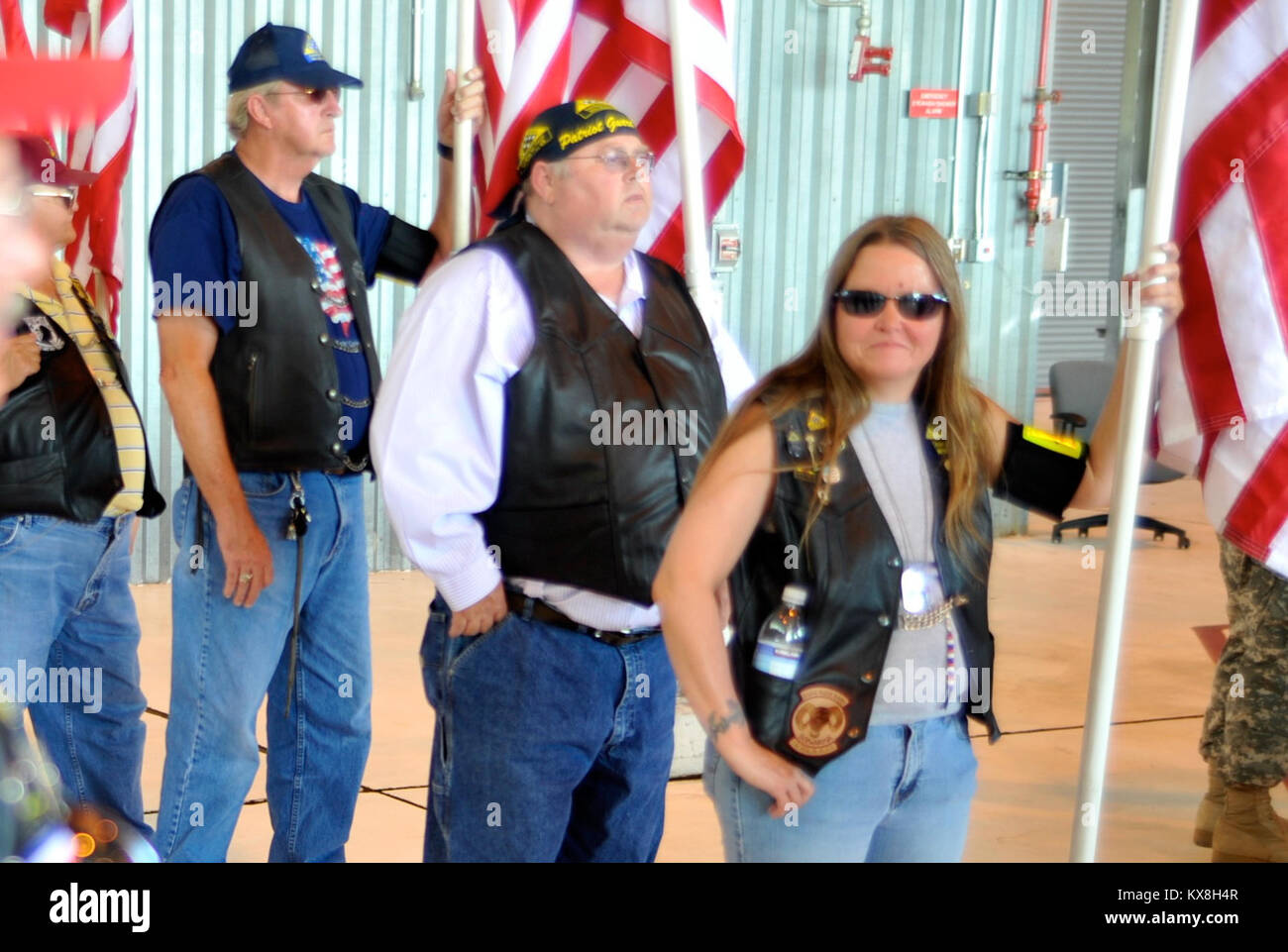 US military personel return home to families Stock Photo - Alamy