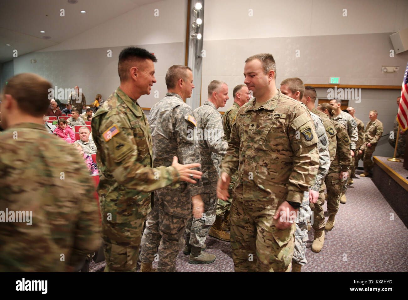 Members of the 101st Airborne (Air Assault) Multi Compo Unit Detachment ...