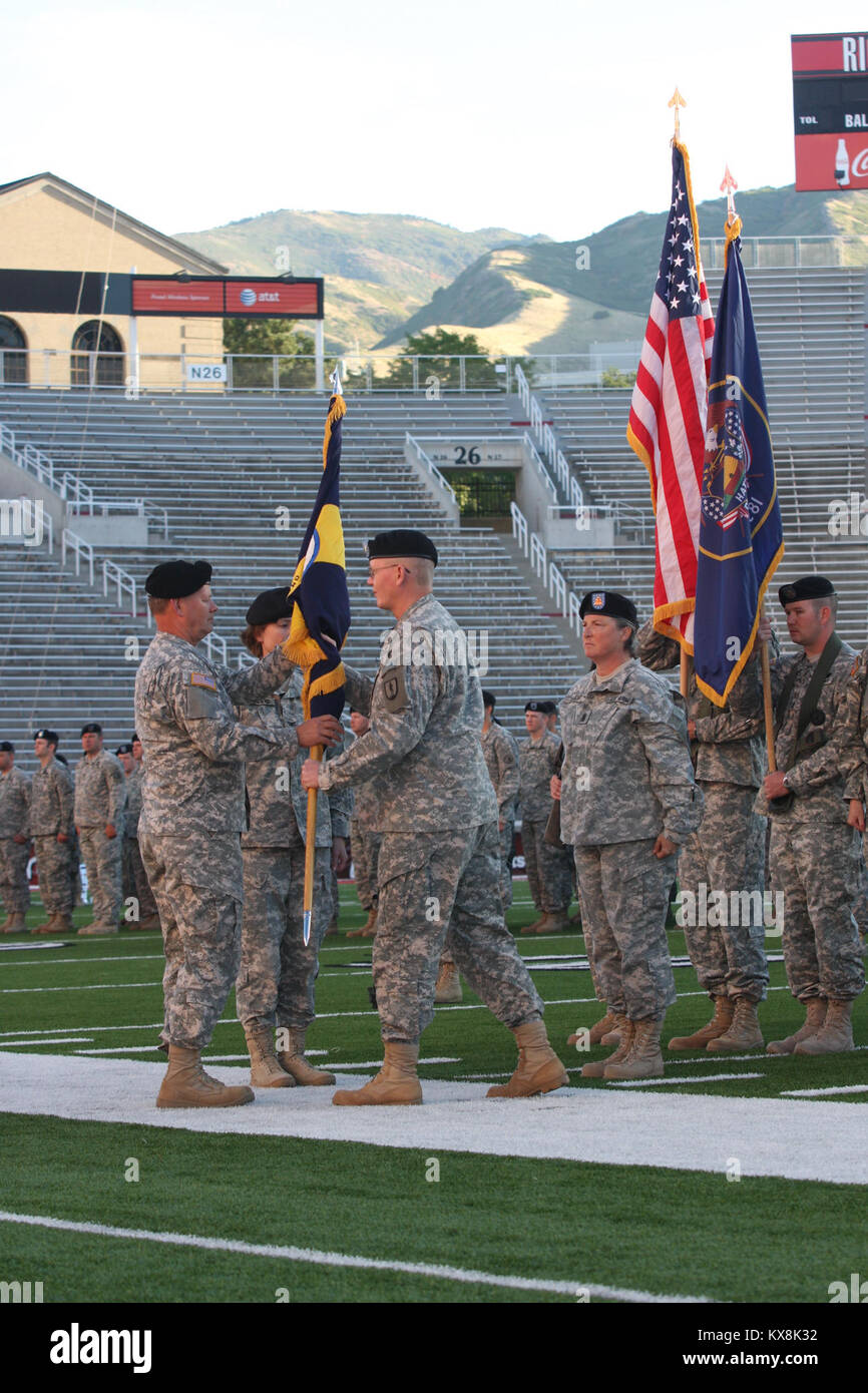 US military people and family Stock Photo - Alamy