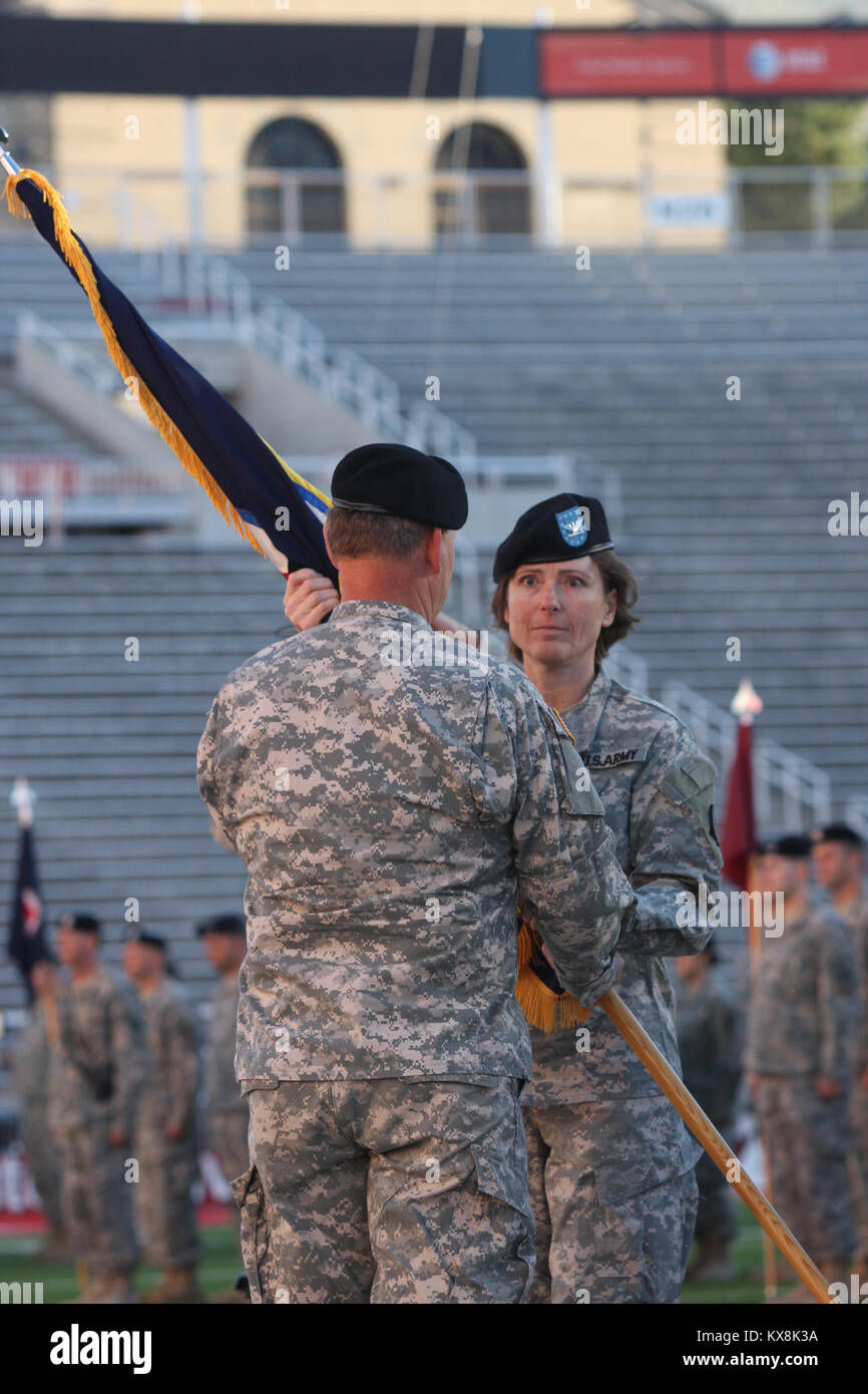 US military people and family Stock Photo - Alamy