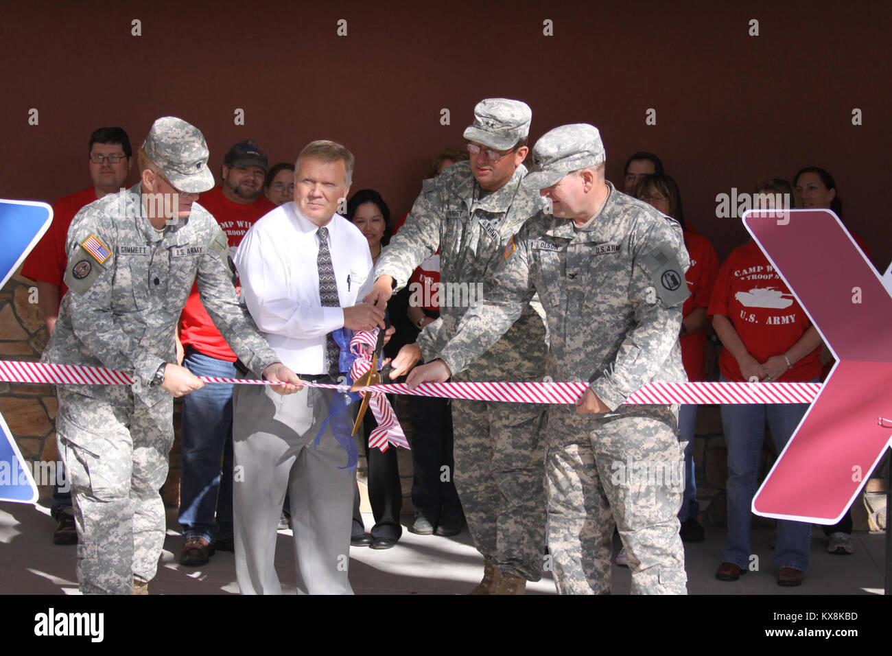 The Utah National Guard official ribbon-cutting for its new Camp ...