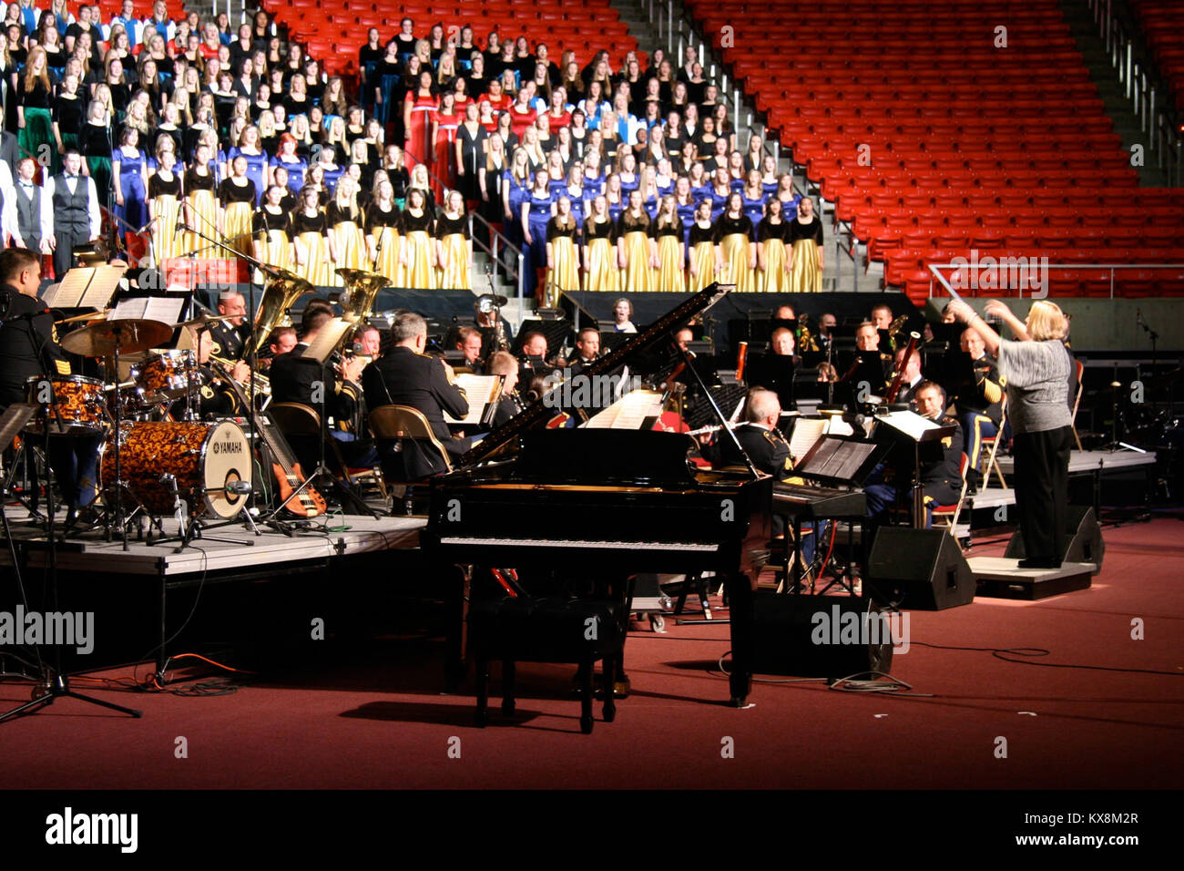 US military concert Stock Photo - Alamy
