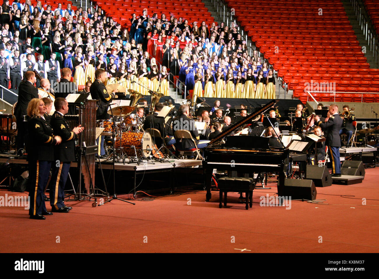 US military concert Stock Photo - Alamy