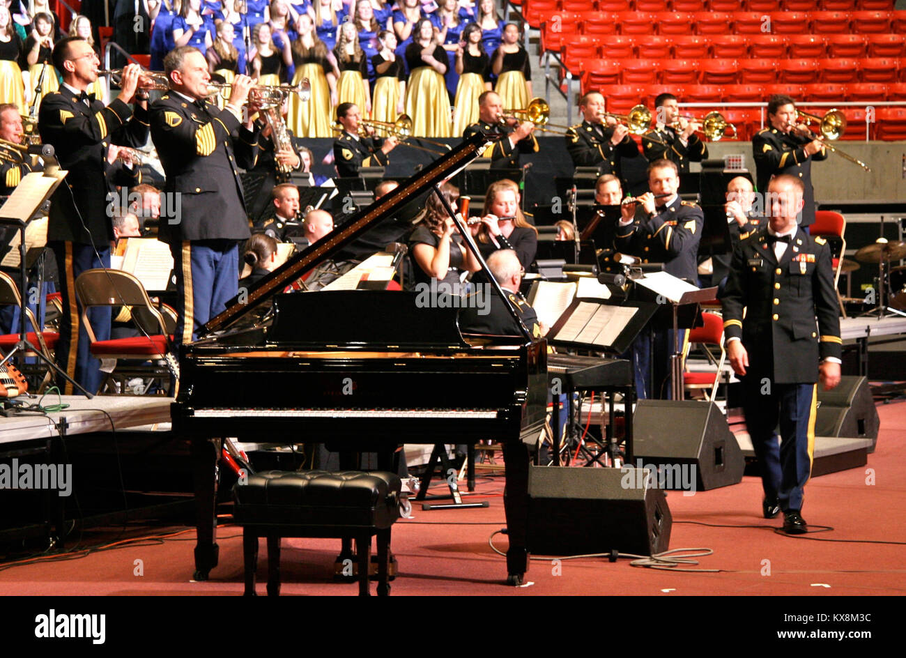 US military concert Stock Photo - Alamy