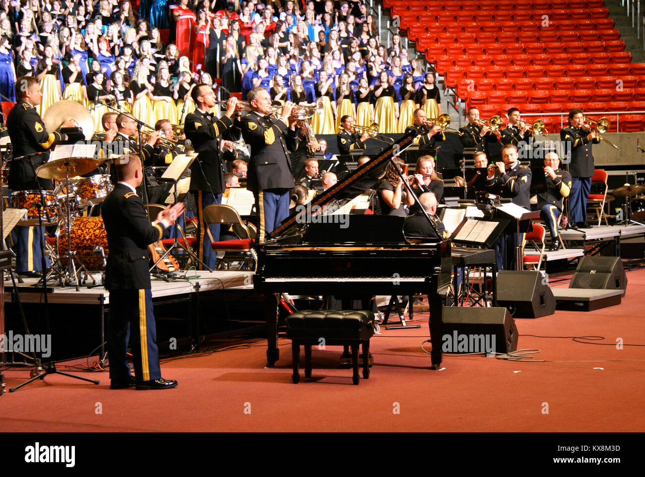 US military concert Stock Photo - Alamy