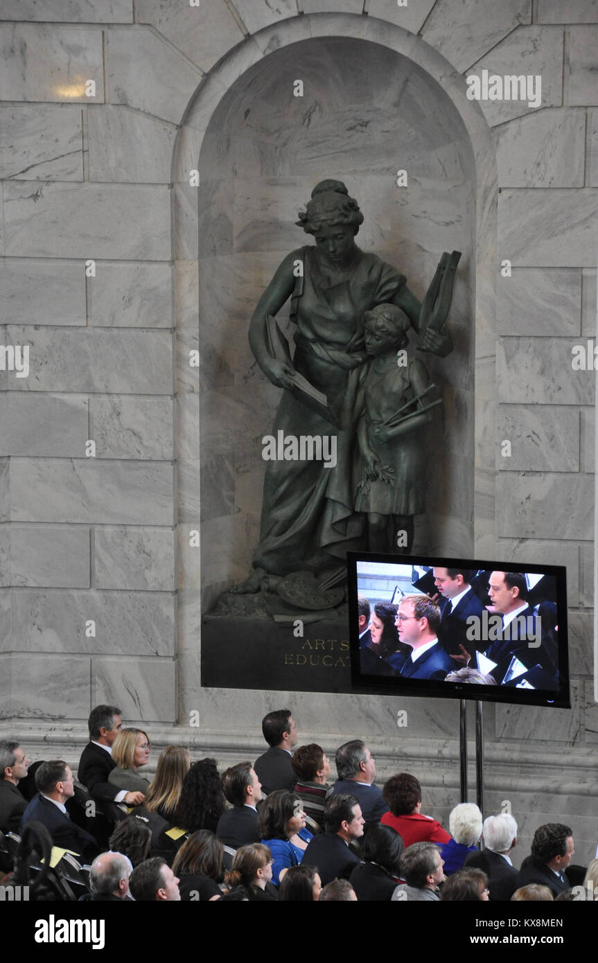 Utah Gov. Gary R. Herbert and Lt. Gov. Greg Bell were sworn in Monday ...