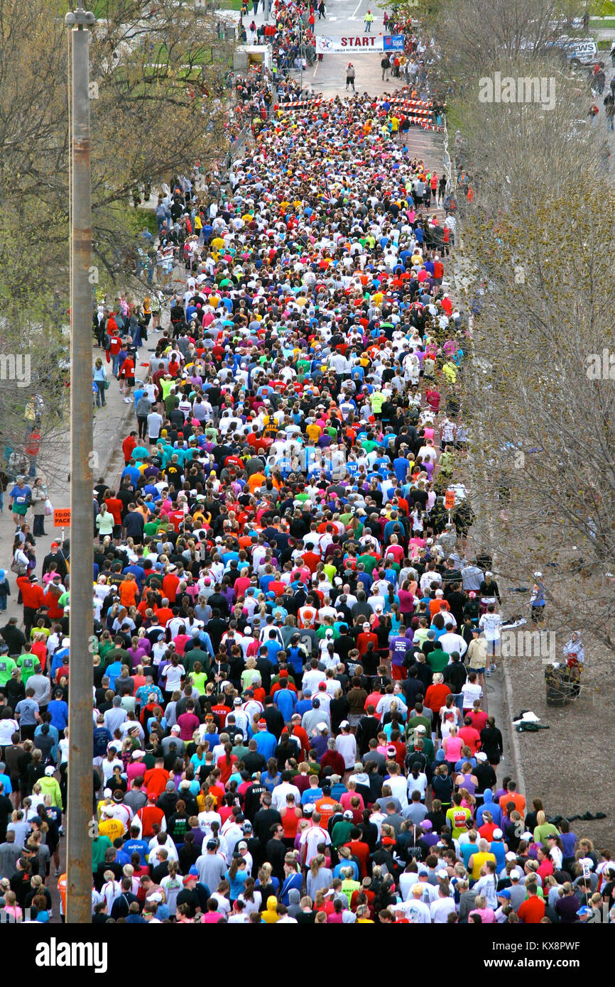 US military sports day marathon Stock Photo - Alamy