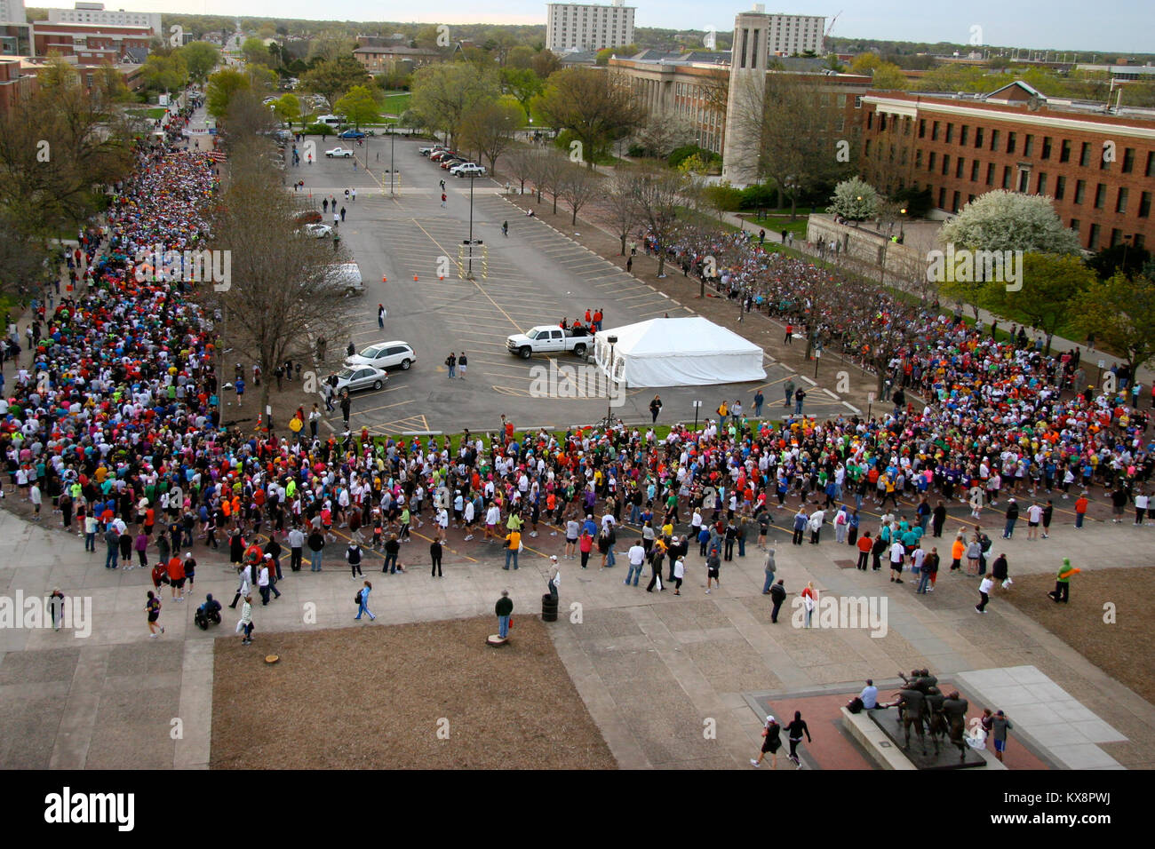US military sports day marathon Stock Photo - Alamy
