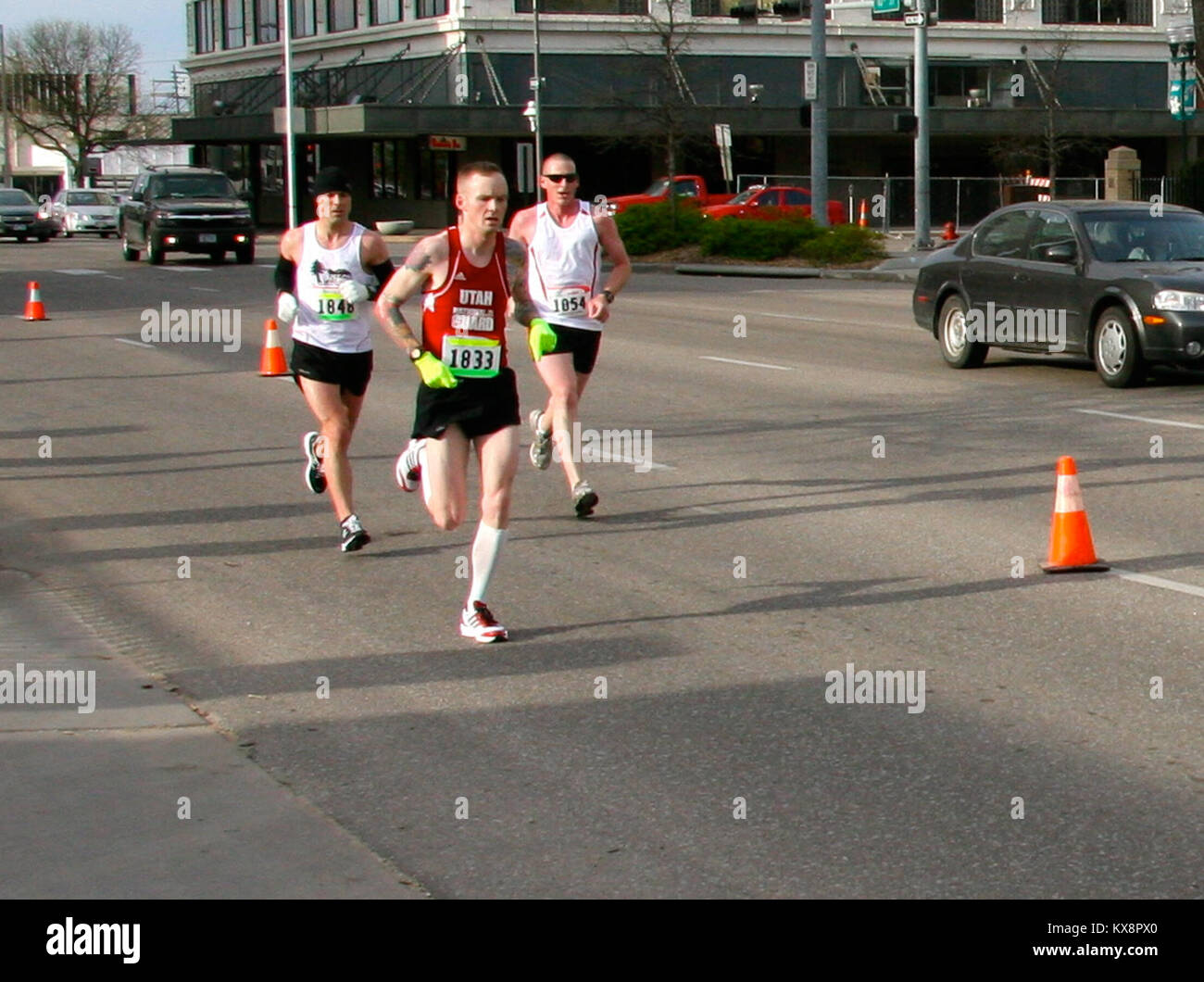 US military sports day marathon Stock Photo - Alamy