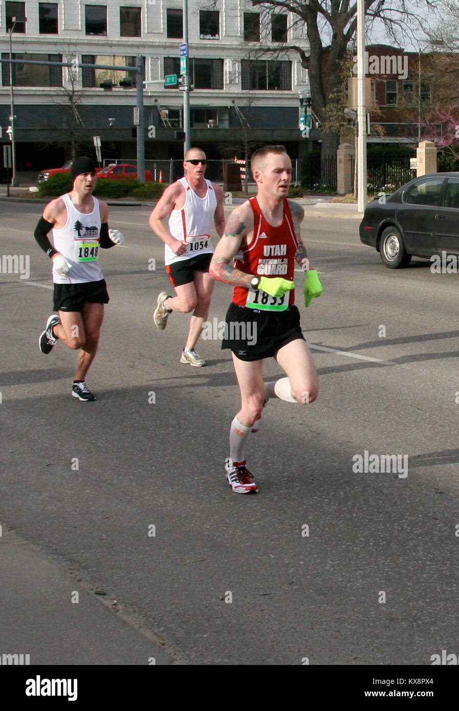 US military sports day marathon Stock Photo - Alamy