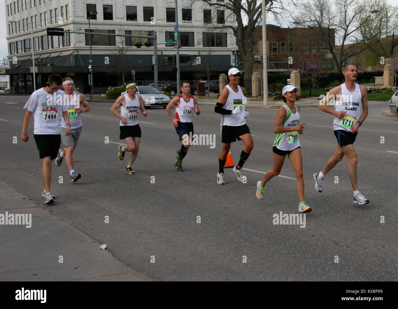 US military sports day marathon Stock Photo - Alamy