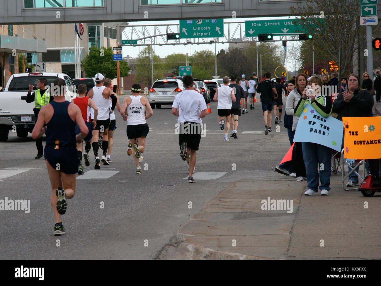 US military sports day marathon Stock Photo - Alamy