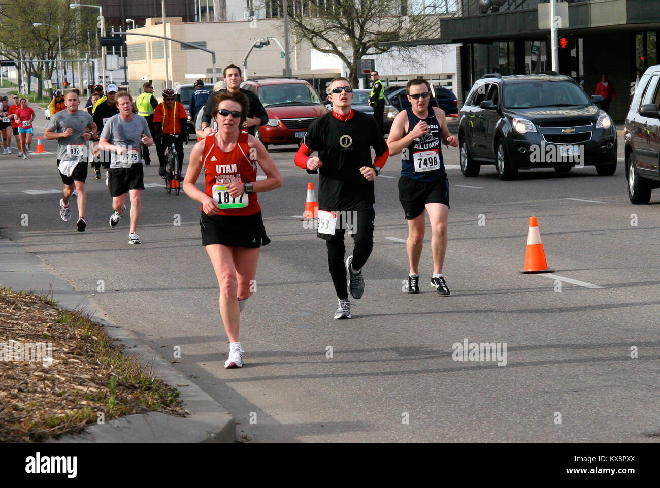 US military sports day marathon Stock Photo - Alamy