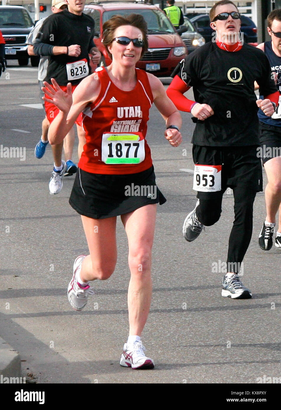 US military sports day marathon Stock Photo - Alamy