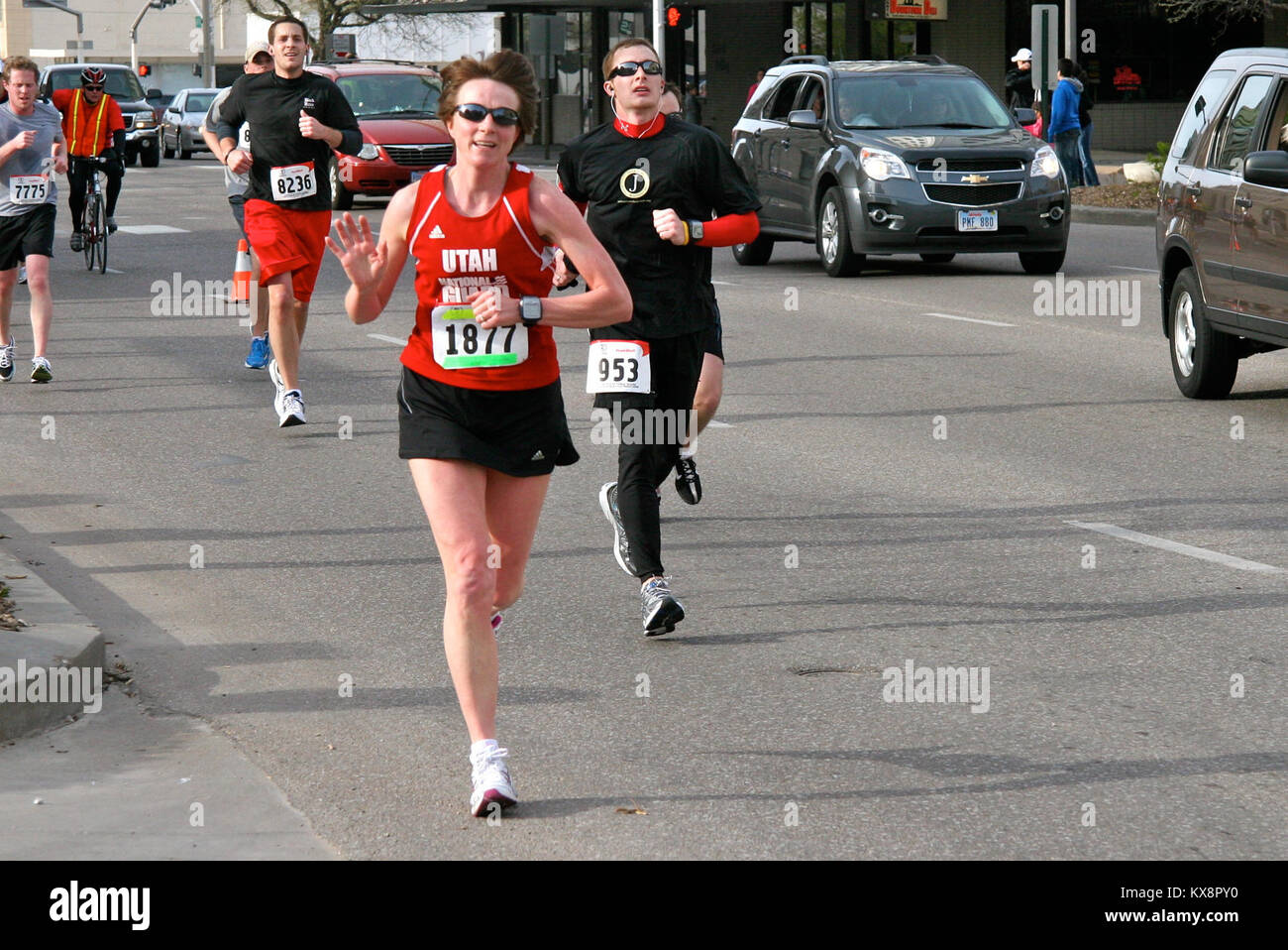 US military sports day marathon Stock Photo - Alamy