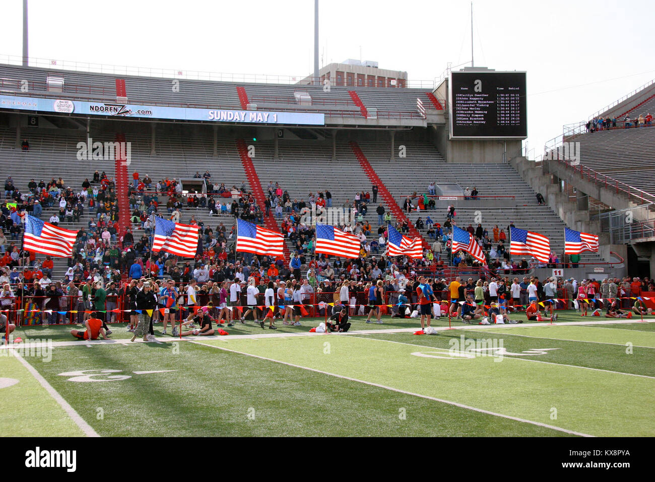 US military sports day marathon Stock Photo - Alamy