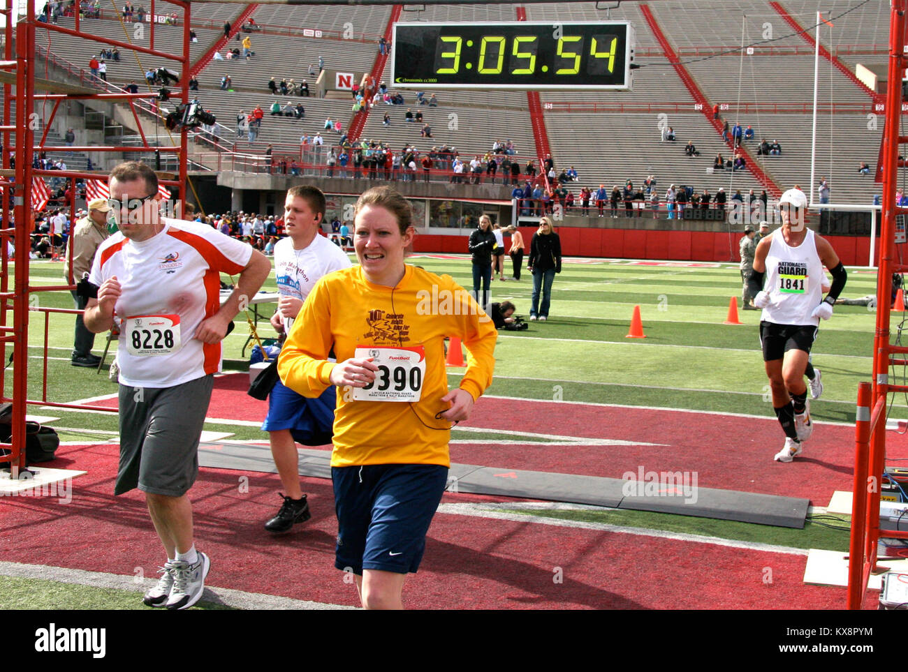 US military sports day marathon Stock Photo - Alamy