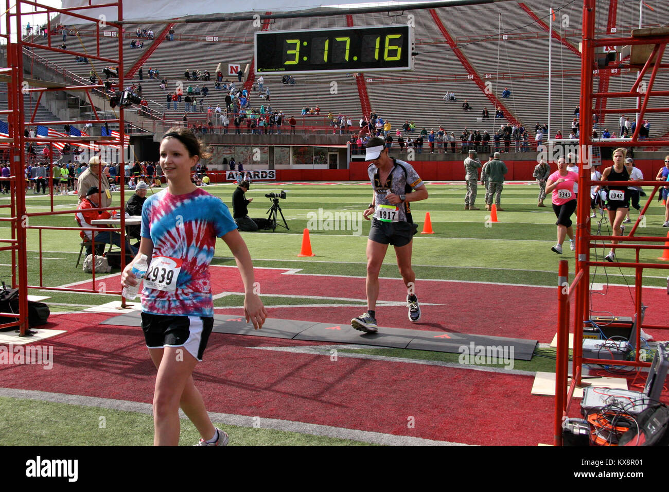 US military sports day marathon Stock Photo - Alamy