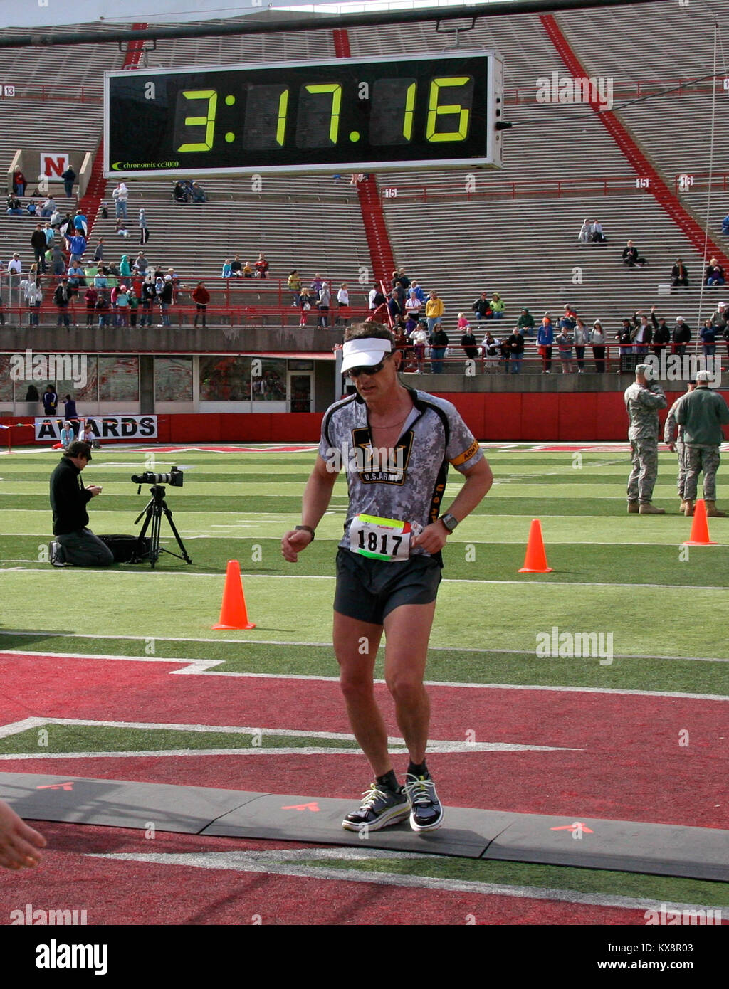 US military sports day marathon Stock Photo - Alamy