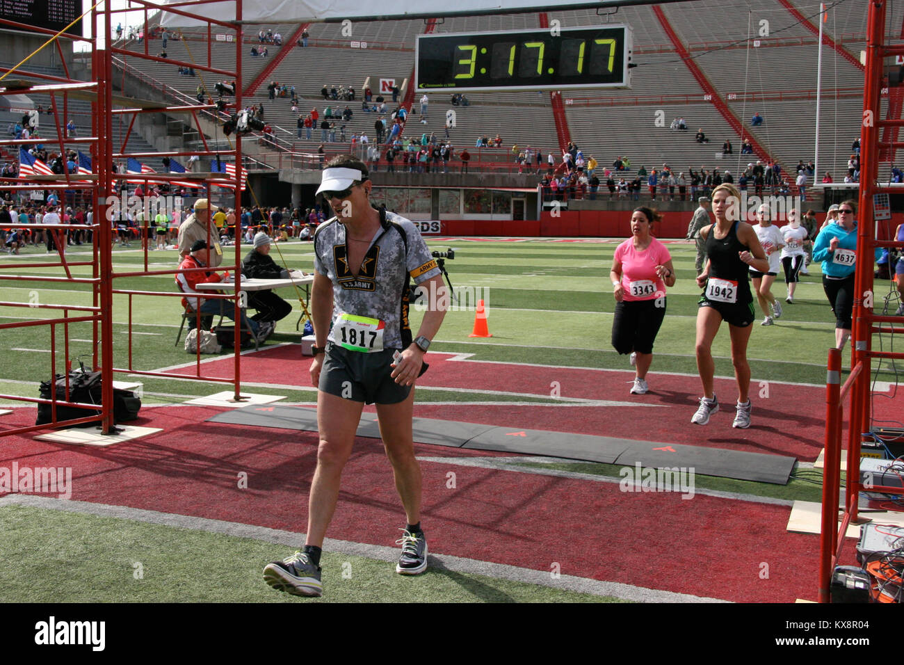US military sports day marathon Stock Photo - Alamy