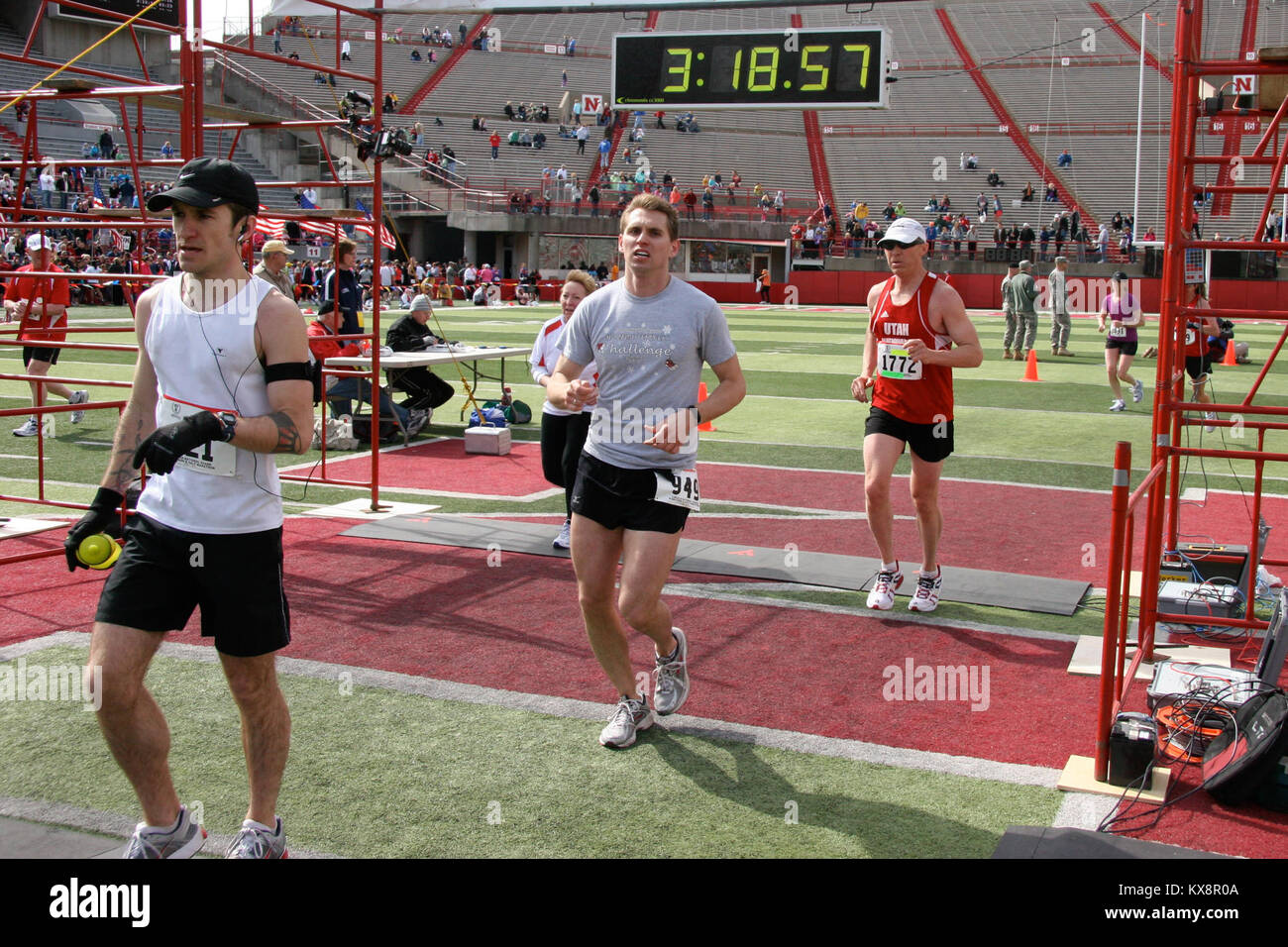US military sports day marathon Stock Photo - Alamy