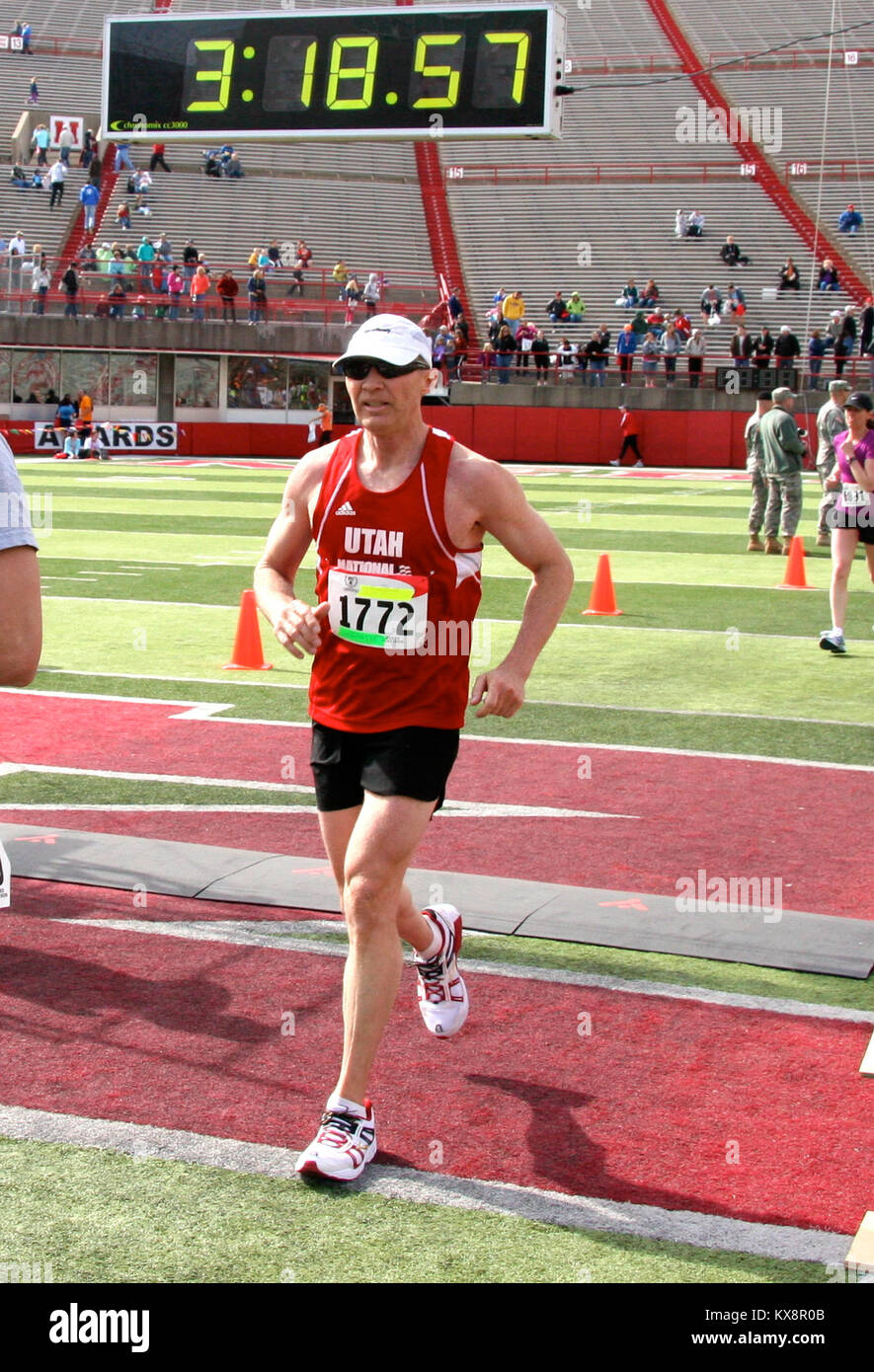 US military sports day marathon Stock Photo - Alamy
