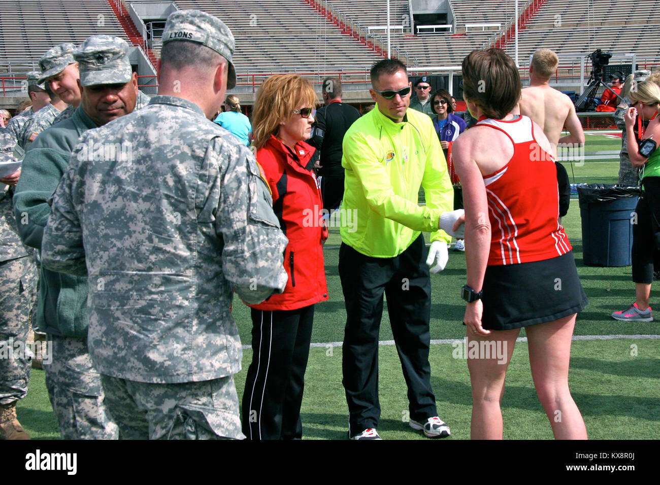 US military sports day marathon Stock Photo - Alamy