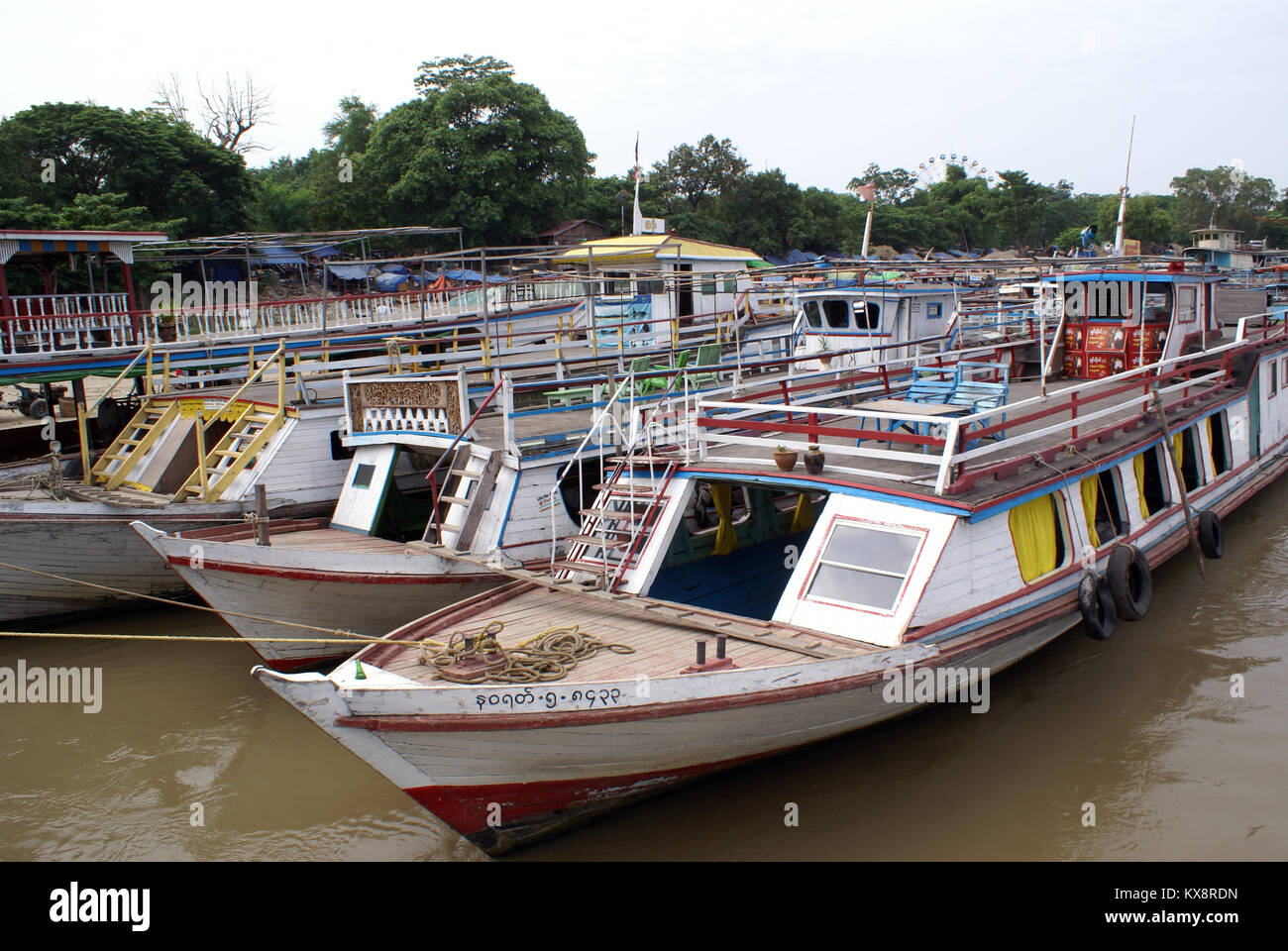 Southeast asia myanmar burma water transportation boats hi-res stock ...