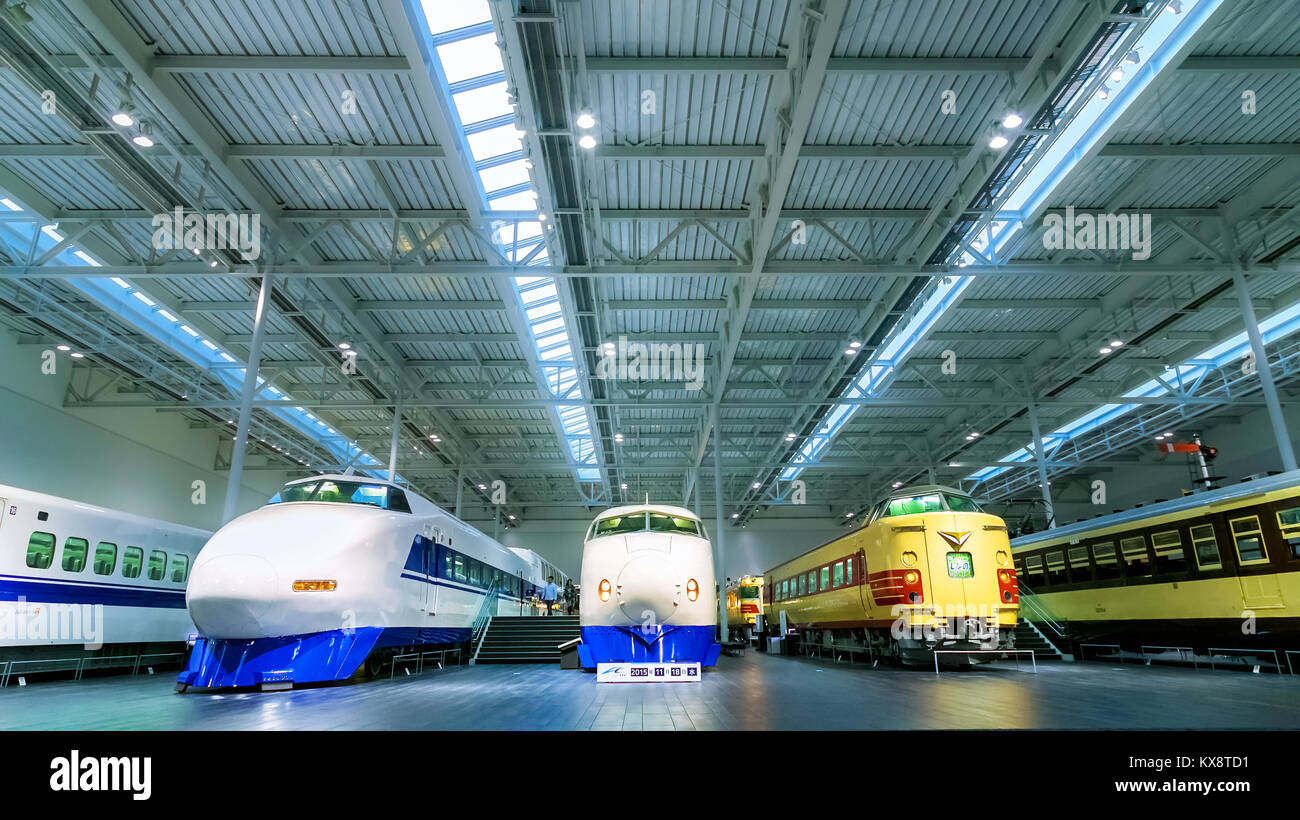 NAGOYA, JAPAN - NOVEMBER 18, 2015: The SCMaglev and Railway Park ...