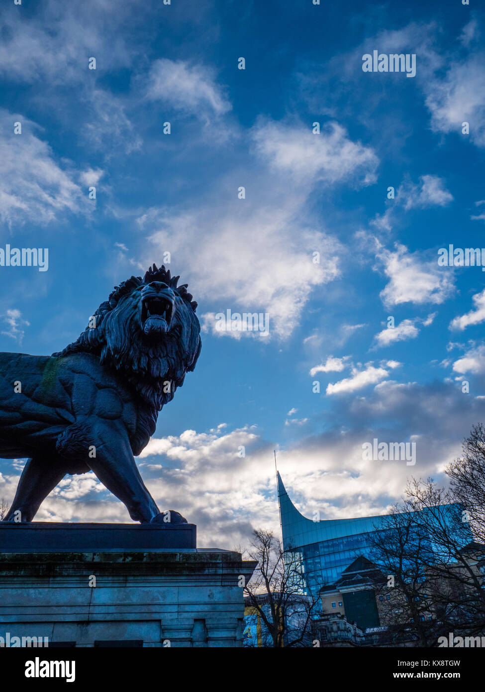 The Forbury Gardens, The Blade Office Building, Reading Berkshire ...